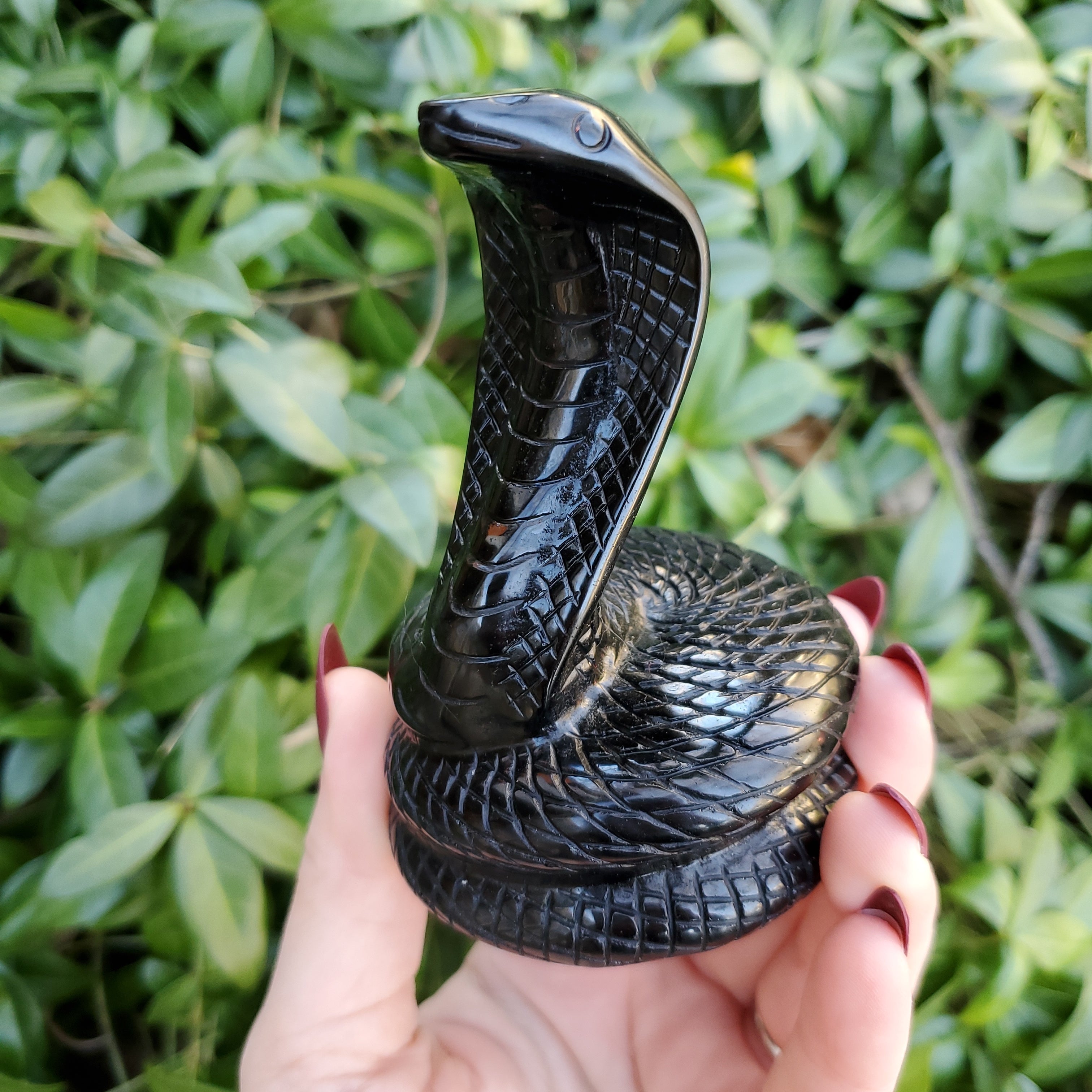 Obsidian Cobra Snake – Witch's Way Craft - Thirteen Circles