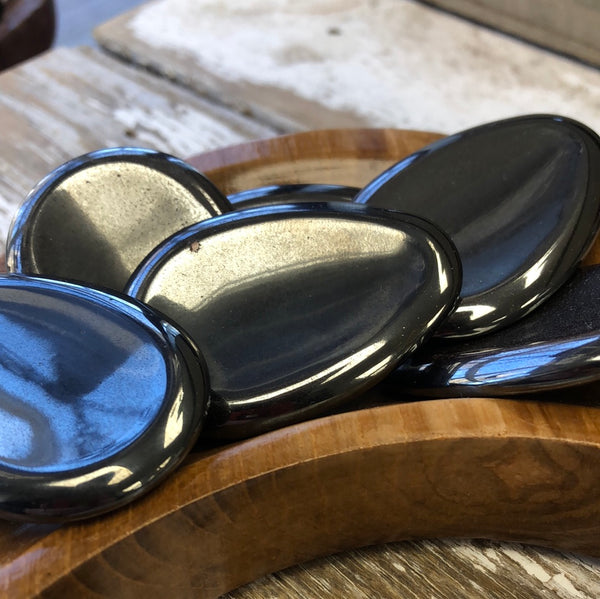 Hematite Worry Stone – Witch's Way Craft - Thirteen Circles